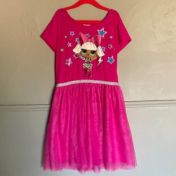 L.O.L. Surprise! | Dresses | Lol Surprise Doll Girls Pink Sparkled Tutu ...